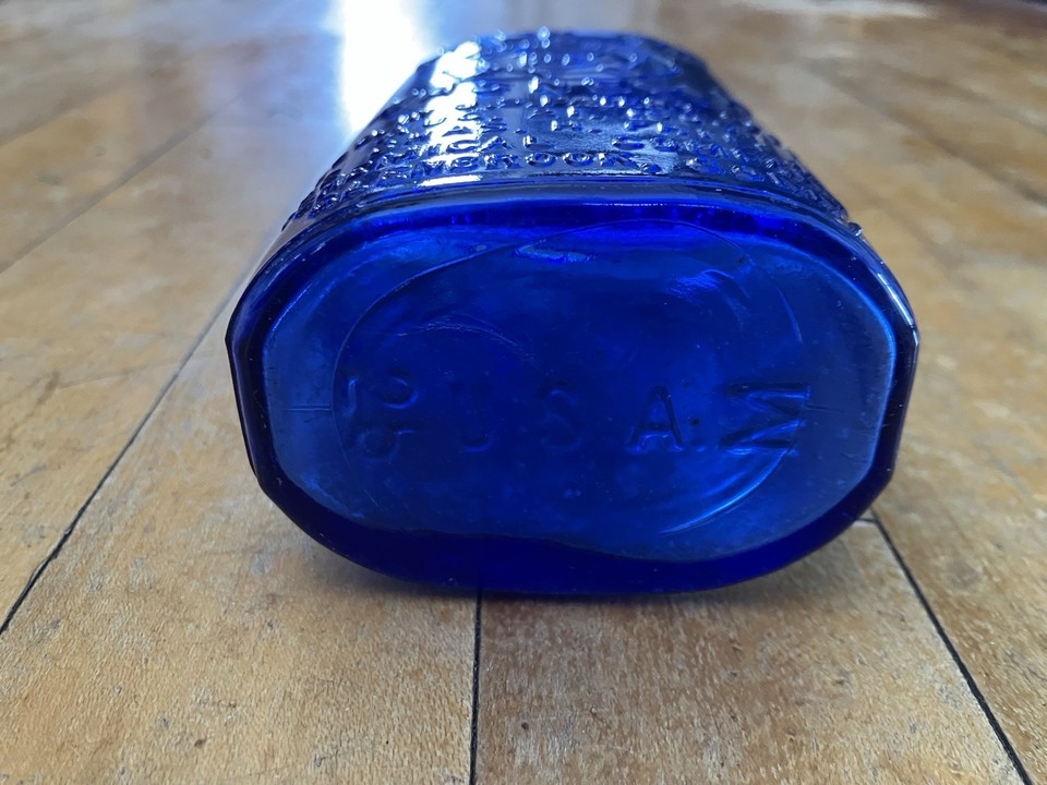 Vintage Milk of Magnesia Chas H. Phillips Chemical Co., Blue Cobalt ...