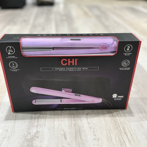 CHI 1" Ceramic Hairstyling Flat Iron Special Edition Pink Dual Voltage ...