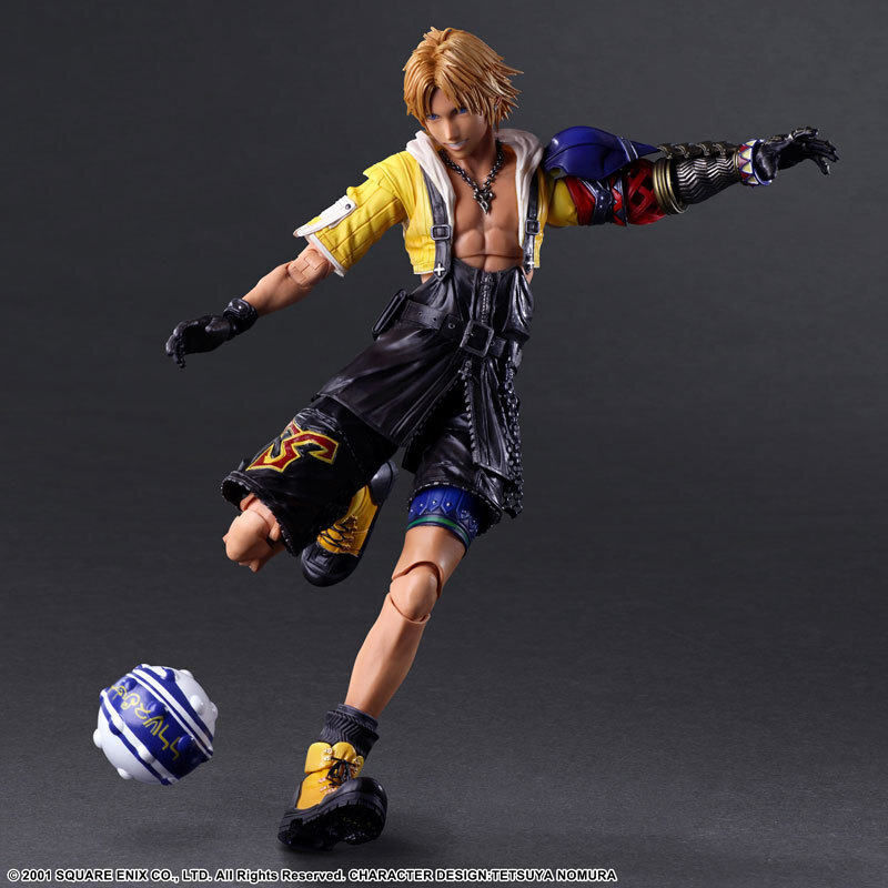 Play Arts Kai Tidus Final Fantasy X 10" Action Figure Model Toy ...