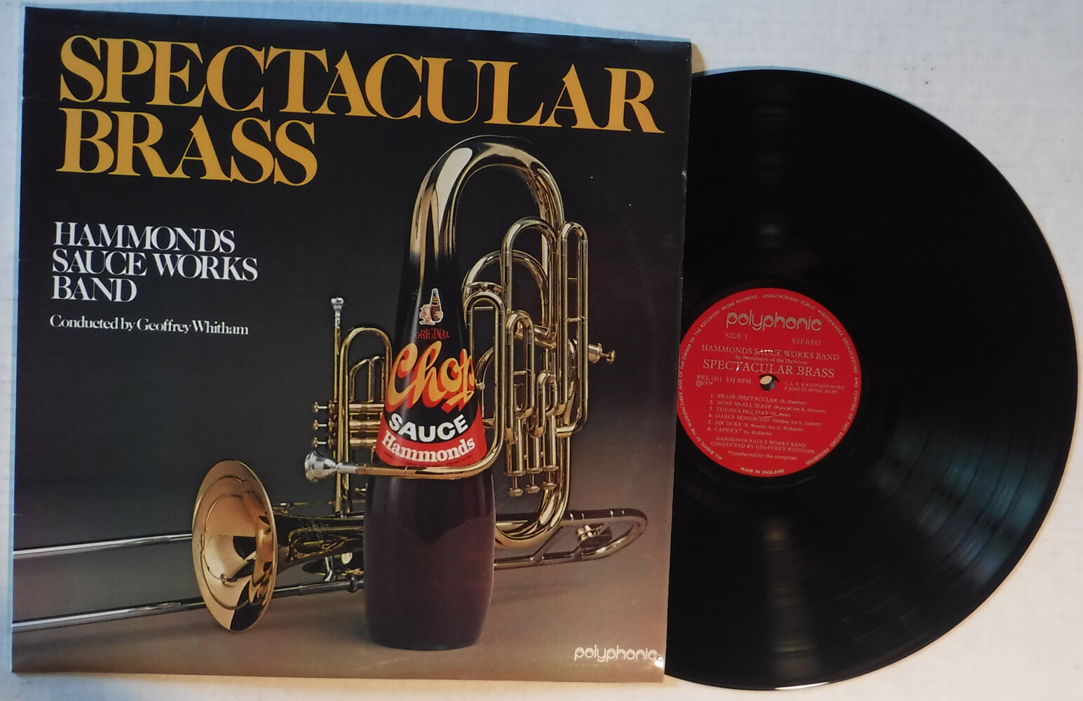 HAMMONDS SAUCE WORKS – SPECTACULAR BRASS - 12" 33 RPM VINYL LP ...