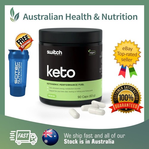 SWITCH NUTRITION KETO SWITCH 90 CAPSULES + FREE SAME DAY SHIPPING & SHAKER | eBay