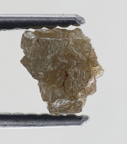 6.49x5.74x4.15 MM With Natural Loose 1.20 Ct. Rough Light Brown Fancy ...