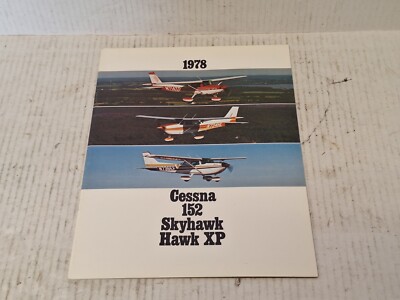 1978 CESSNA OEM Brochure Cessna 152 / Skyhawk / Hawk XP - Great ...