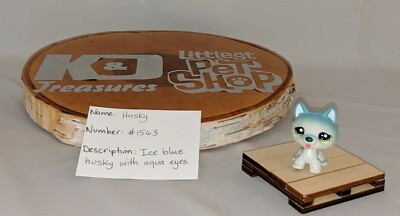 Littlest Pet Shop Ice Blue Husky #1563 Authentic LPS | eBay