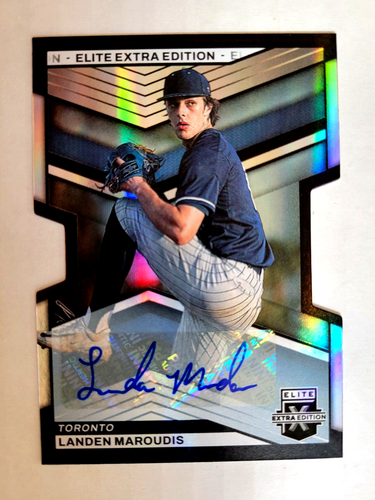 2023 Panini Elite Extra Edition Signatures Die-Cut /399 Landen Maroudis ...