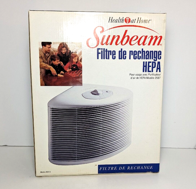 Sunbeam HEPA Replacement Filter # 6613 for Air Cleaner Model 2587 for ...