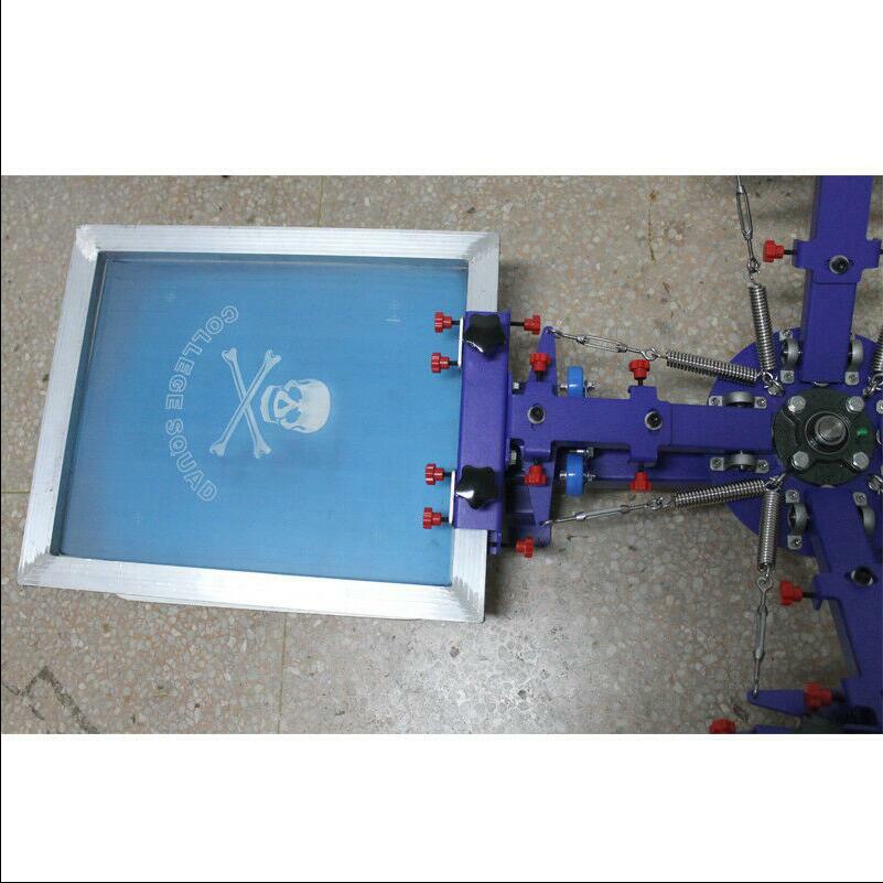 Hot Sale 4 Color 1Station Silk Screen Printing Start Kit Ink Squeegee ...