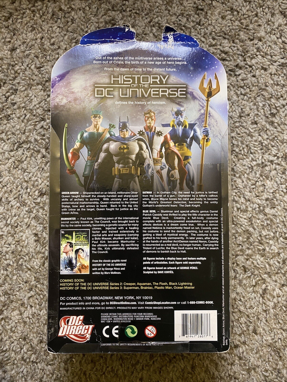 DC Direct History of DC Universe: Series 1 Blue Devil Action Figure for ...