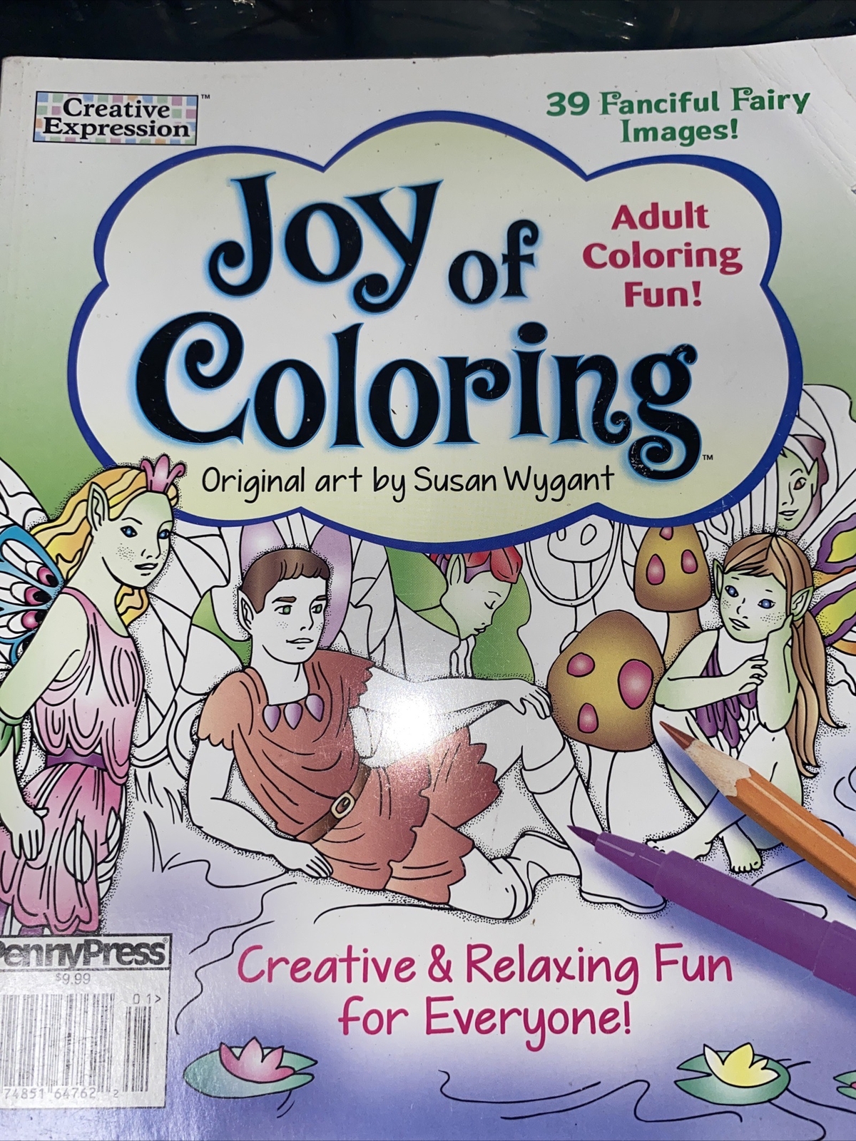 Creative Expressions Joy Of Coloring Pennypress | eBay