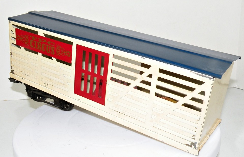 McCoy TPC Circus Stock Cars w/LGB Type Trucks Tinplate G-Gauge /208/ | eBay