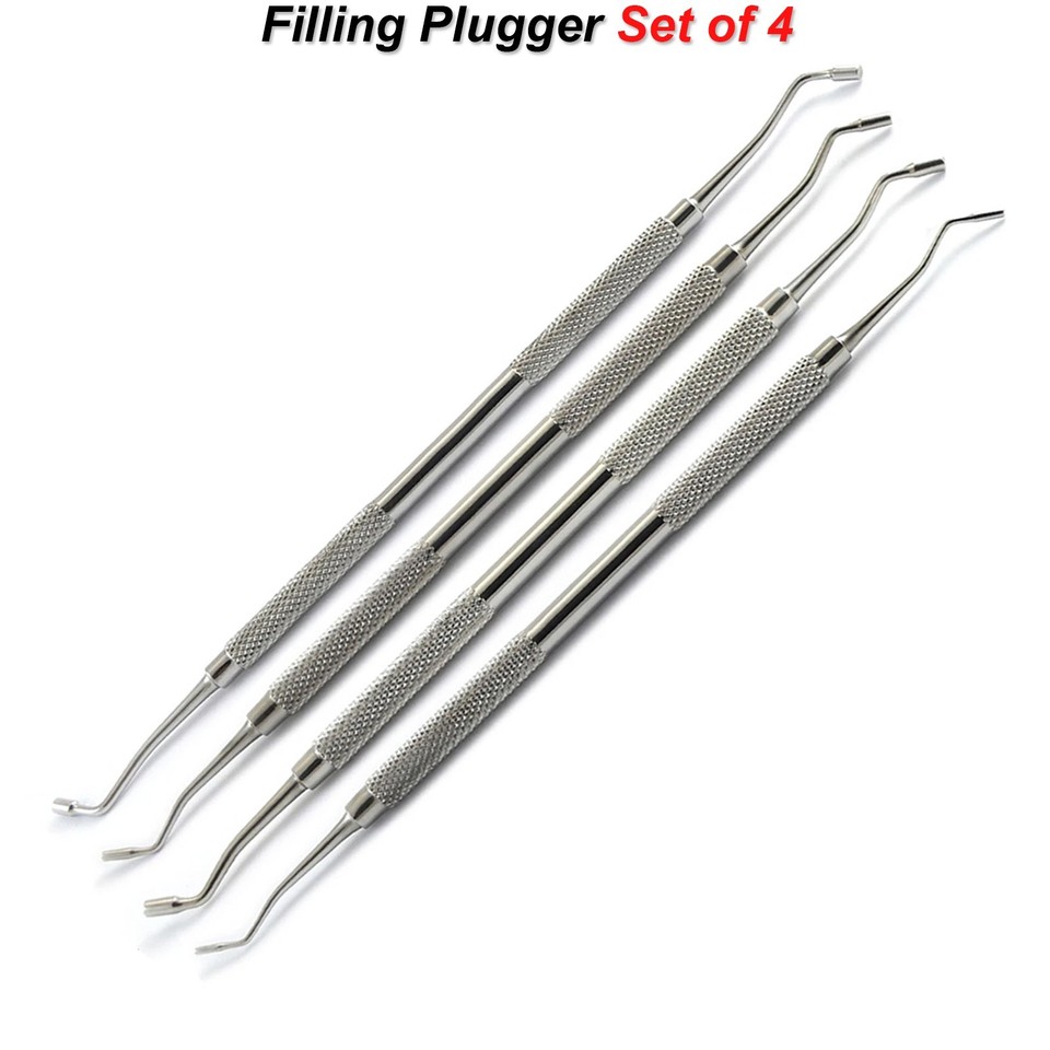 Dental Composite Plastic Filling plugger instruments Set of 4 Anterior ...