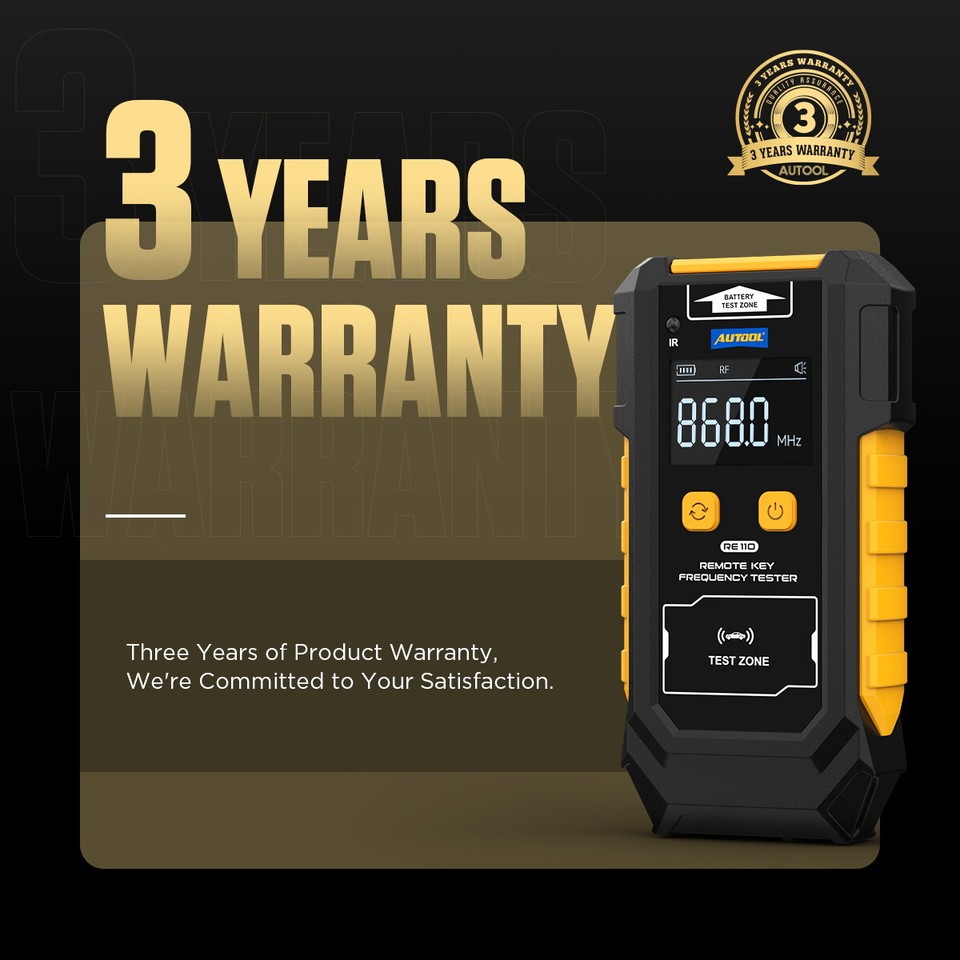 Remote Key Frequency Tester 315/433/868/902Mhz Key Fob Infrared Signal ...