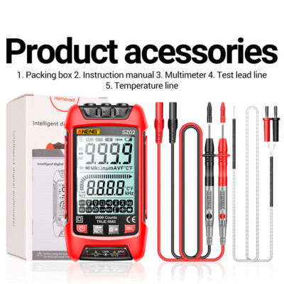 Digital Multimeter Voltmeter Resistance Capacitance Temp Transistor ...