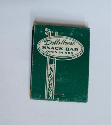 Toddle House A Dobbs House Restaurant Snack Bar Rare Vintage Matchbook ...