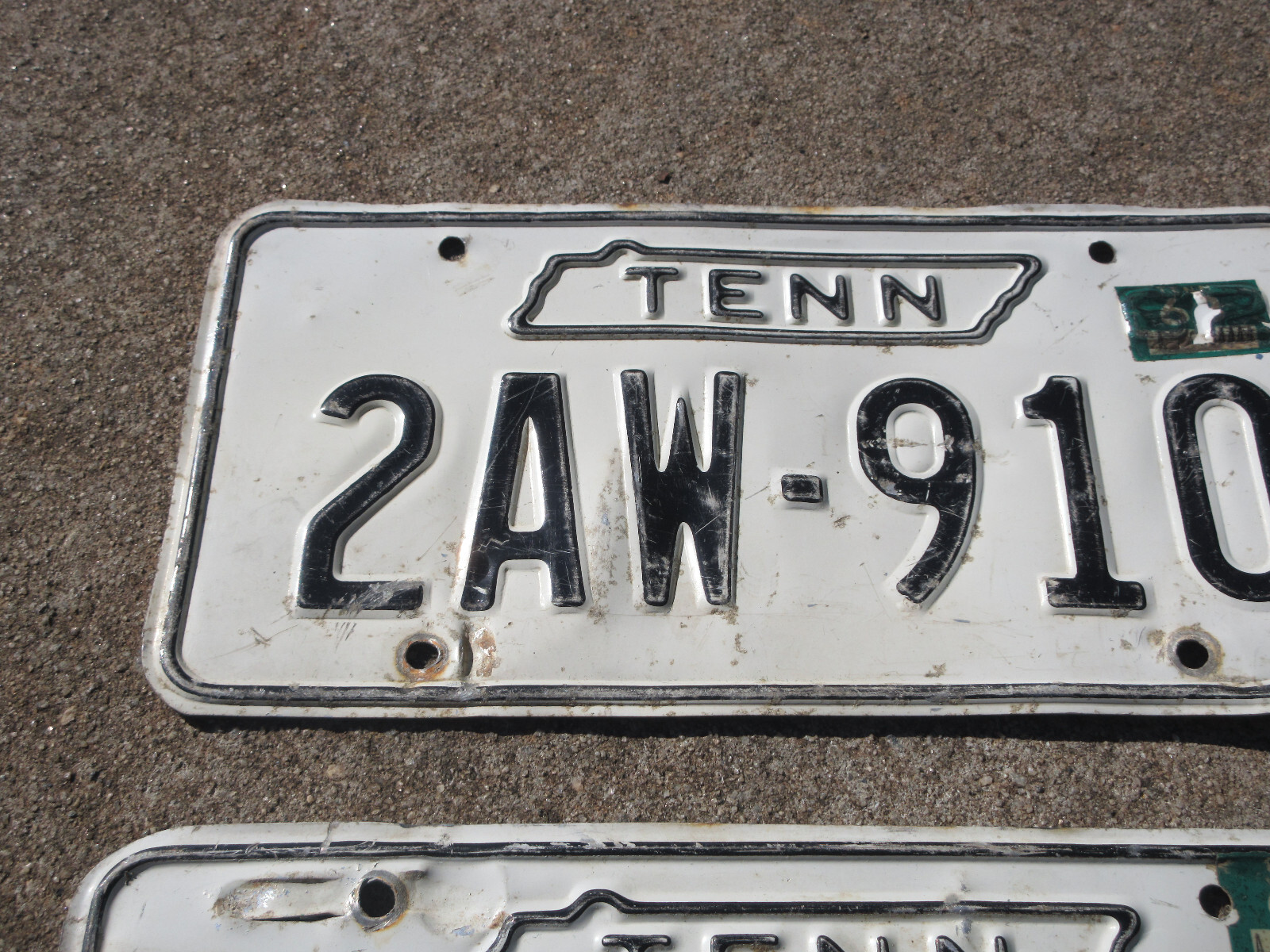 1963 Tennessee License Plate Pair Ford Chevrolet Chevy TN TENN Set ...