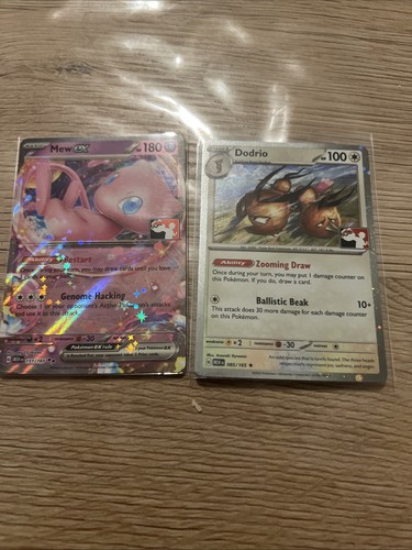 MEW EX 151/165 DODRIO 85/165 PLAY! PROMO - 151 - PRIZE PACK - POKEMON ...