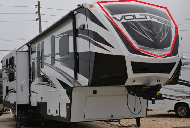 2015 Dutchman Voltage 5th Wheel - Front Cap BADGE ONLY - RV Decals | eBay