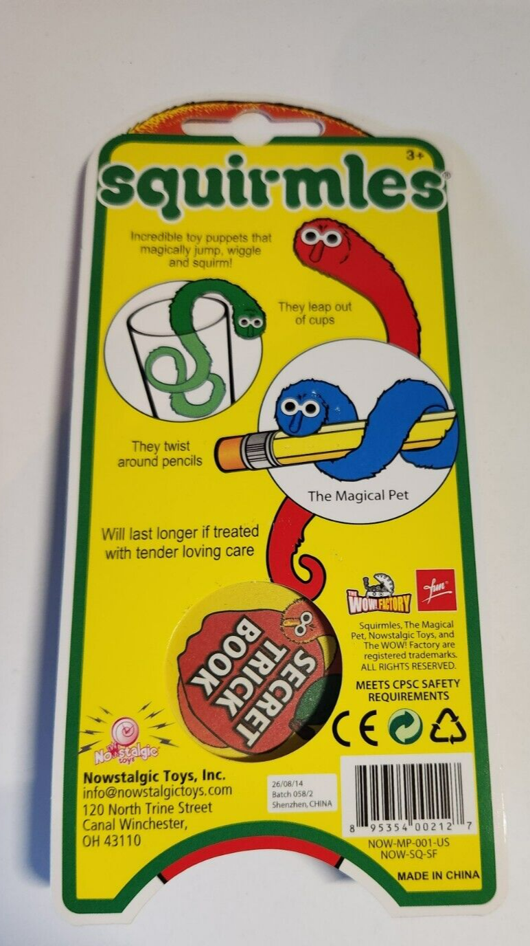 2014 THE ORIGINAL SQUIRMLES THE MAGICAL PET "RARE ITEM ONLINE ...