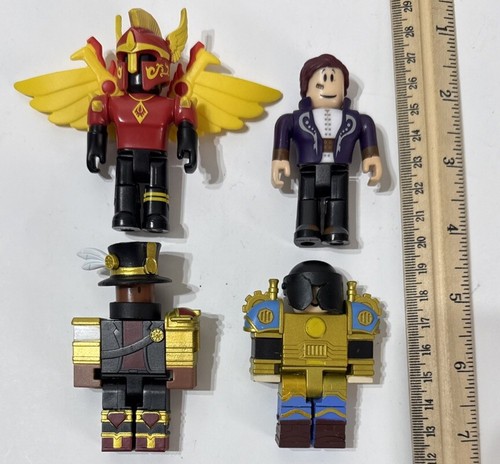 Roblox Figures Mixed Set Of 4 Figures Helmets Wings | eBay