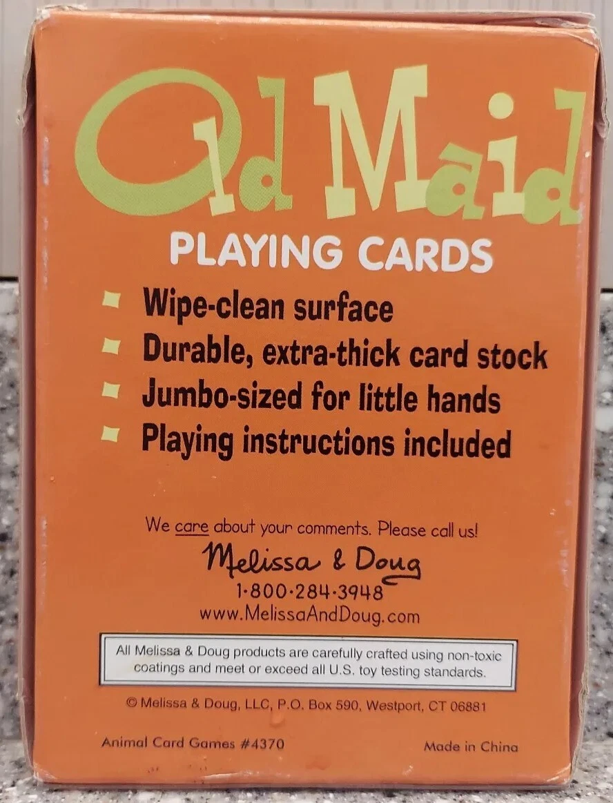 Old Maid Melissa And Doug Rules Outlet | emergencydentistry.com