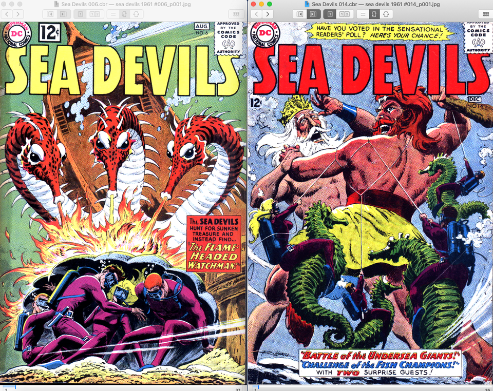 Showcase, Teen Titans, Rip Hunter, Sea Devils, Hawk &Dove, Spectre on ...