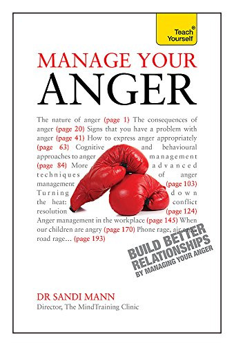 MANAGE YOUR ANGER (TEACH YOURSELF) By Sandi Mann *Excellent Condition ...
