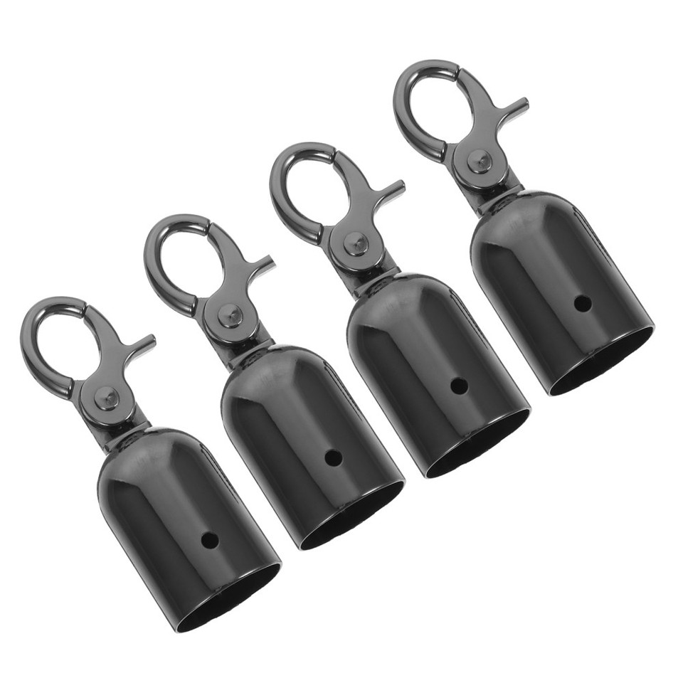 2 Sets Rope End Stopper Cord Snap Fastener Decorative Caps for Events ...