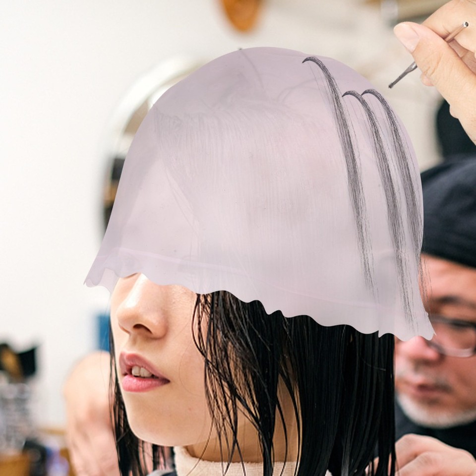 Salon Hair Highlight Hat Reusable Coloring Highlighting Cap Caps | eBay ...