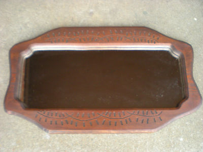 Primitive Country Style Wooden Accent Mirror Habersham Router Design | eBay