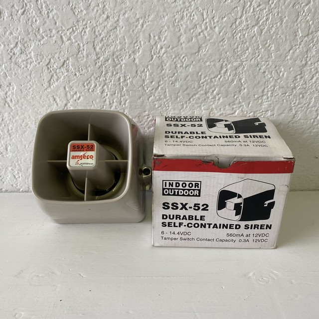 Amseco Potter SSX52 Armored Siren in Housing for sale online | eBay