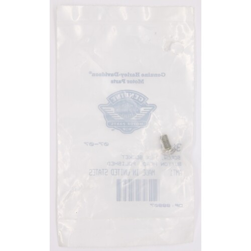 Harley-Davidson Screw, Hex Socket, Button Head, Polished Part Number ...