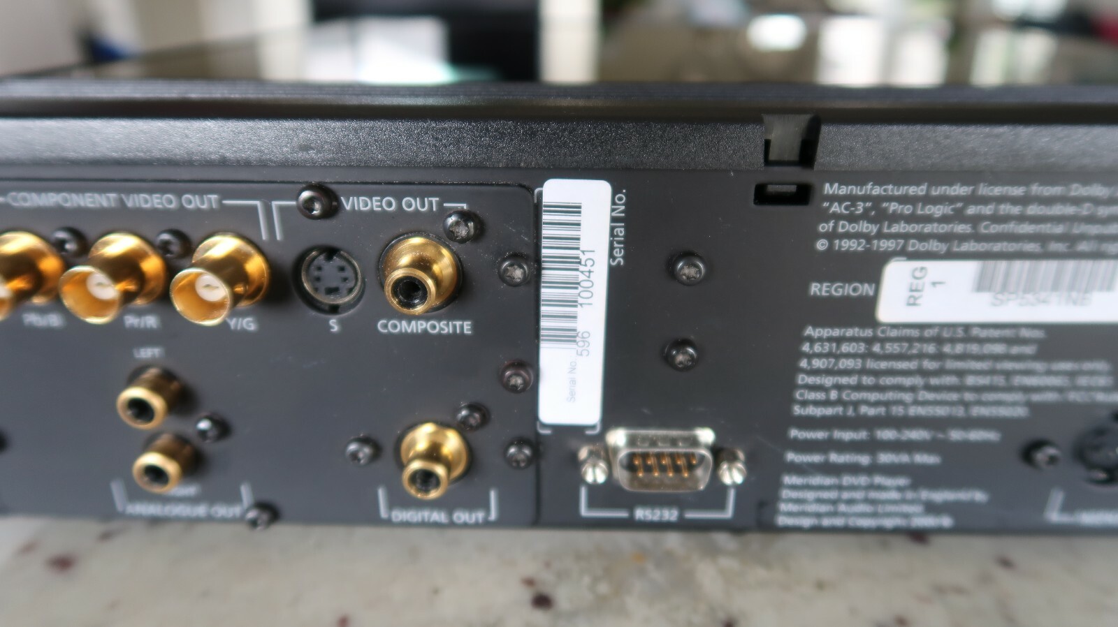 MERIDIAN 596 DVD/CD Player with New MSR Remote and New Rom-Drive | eBay