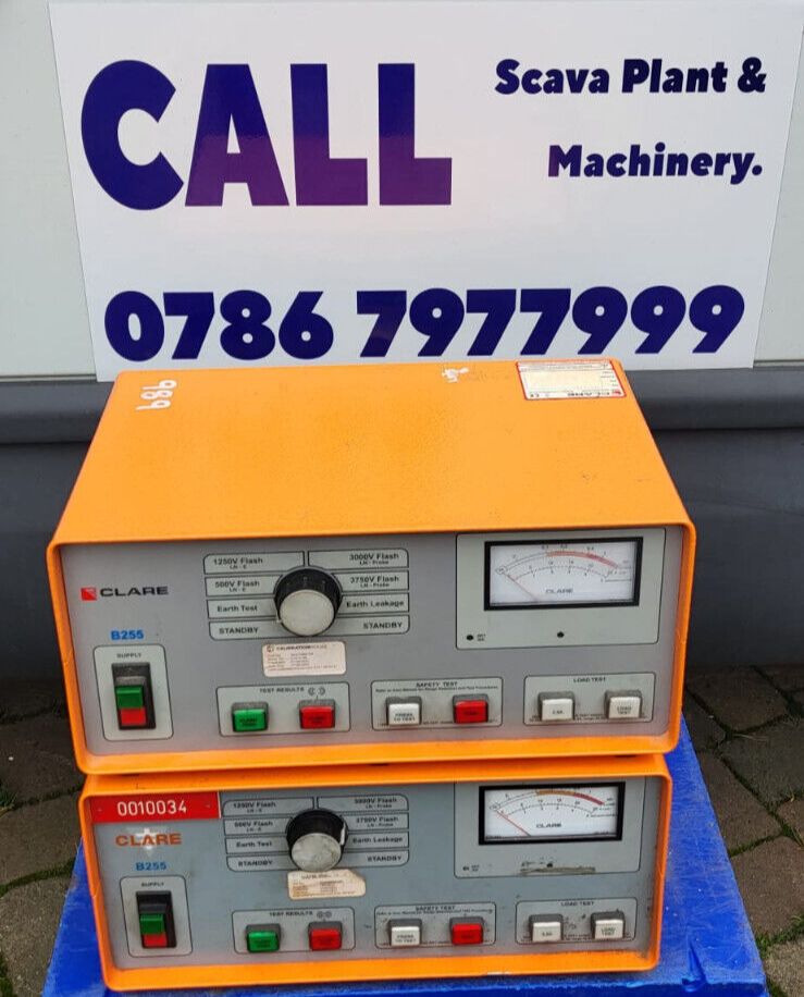 Clare B255 electrical safety PAT tester. very clean items | eBay UK