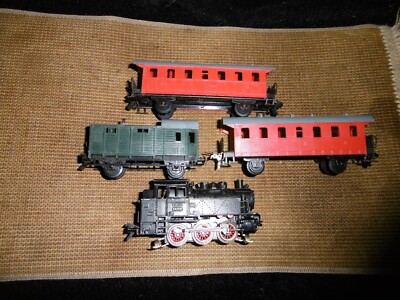 Trix Express H0 Dampflok Tenderlok BR 80 und 3 Wagen fährt 1 a | eBay.de
