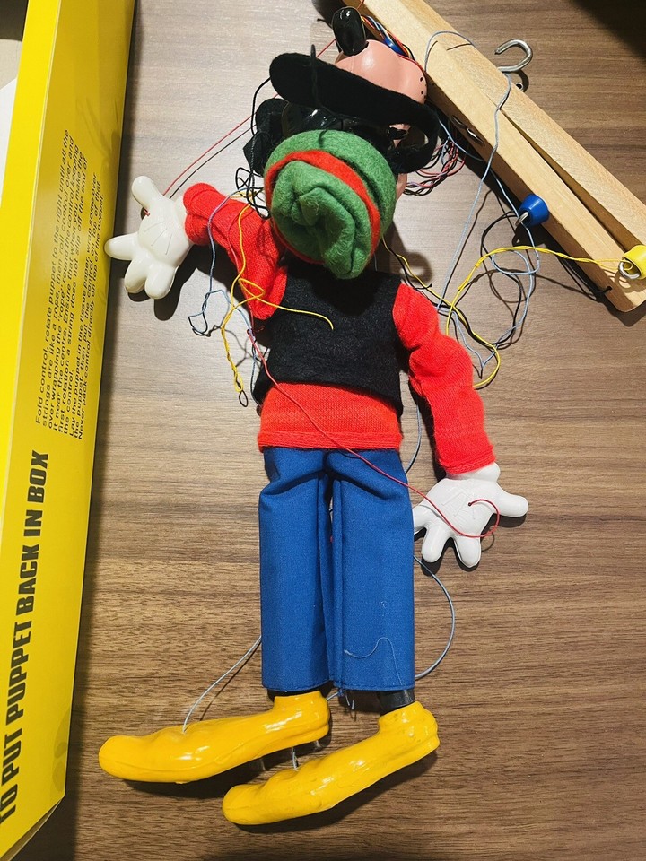 10” PELHAM PUPPET Disney GOOFY Box Excellent Condition | eBay