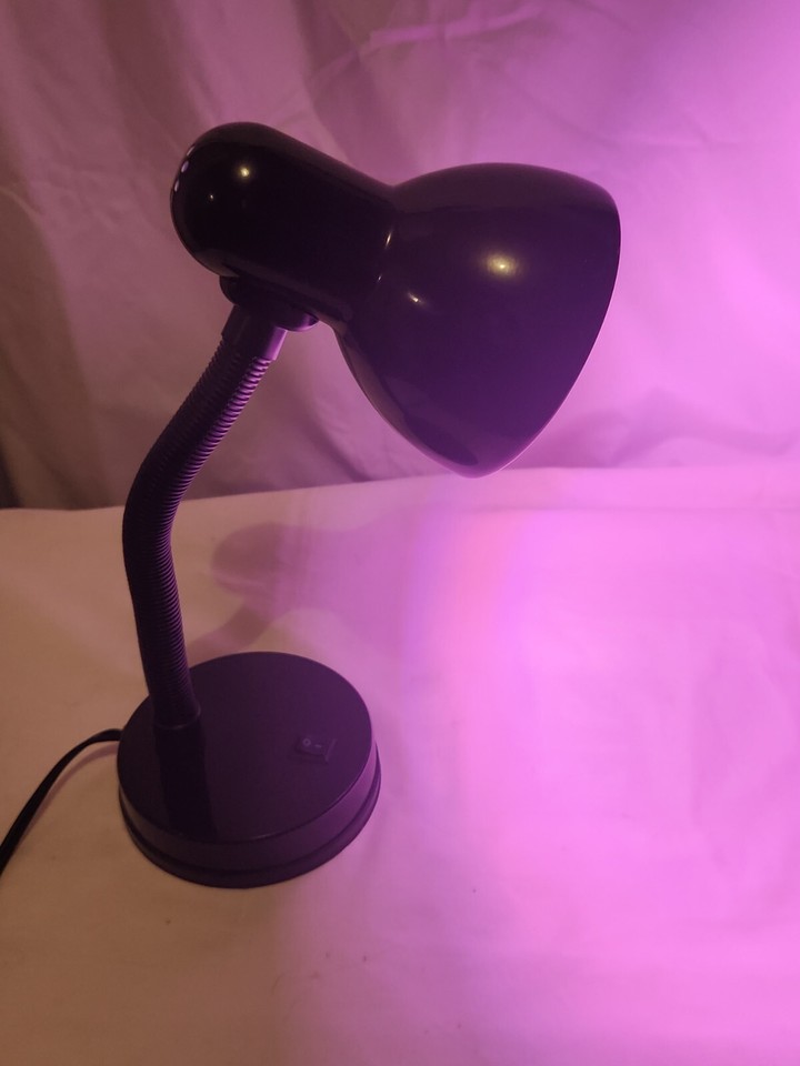 Intertek LED Desk Lamp Gooseneck Flexible Black | eBay