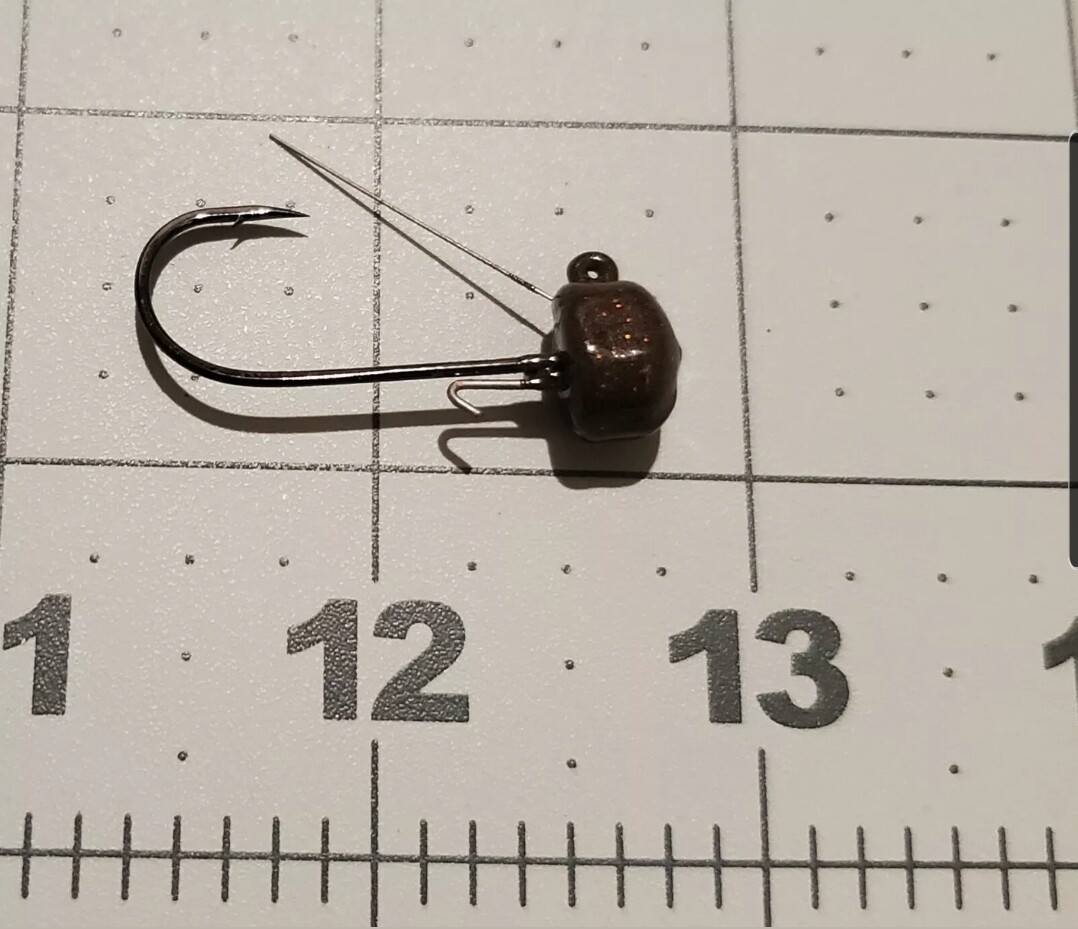 Ned Rig Jigs Mushroom head Midwest Jig 2x strong hook (10 Pack) pick ...