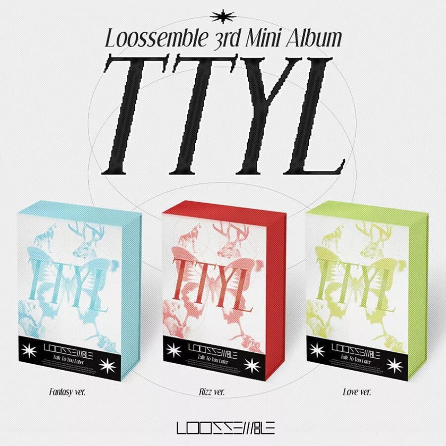 LOOSSEMBLE [TTYL] 3rd Mini Album CD+Poster+Photo Book+4 Card+Sticker ...