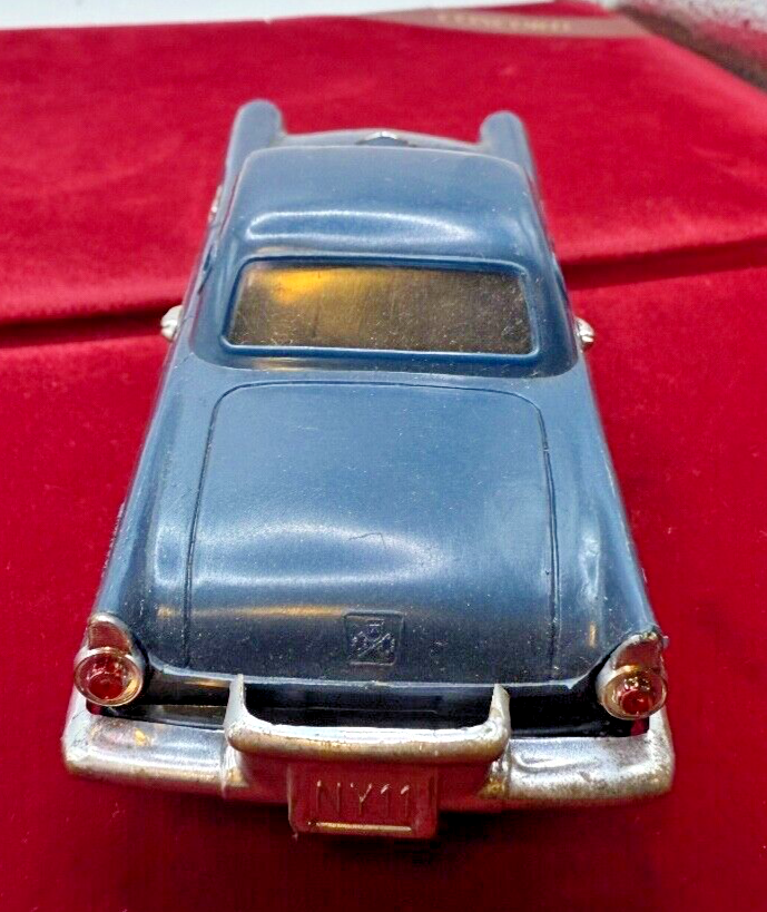 VINTAGE SLOT CAR MOTORIFIC BLUE 2 DOOR THUNDERBIRD BY IDEAL 1960'S MUST ...