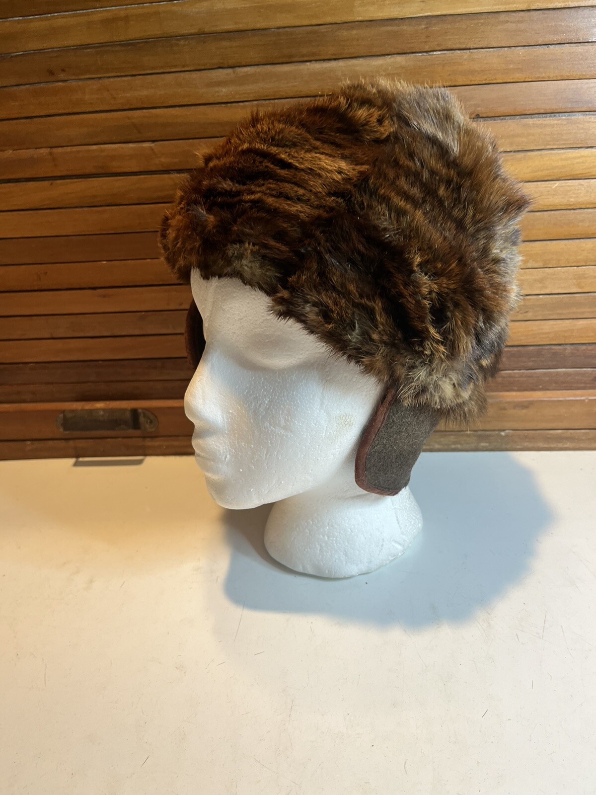 Vintage Brooks Brothers Sable Paws Hat Size Ear Flaps No Size--~S/M | eBay