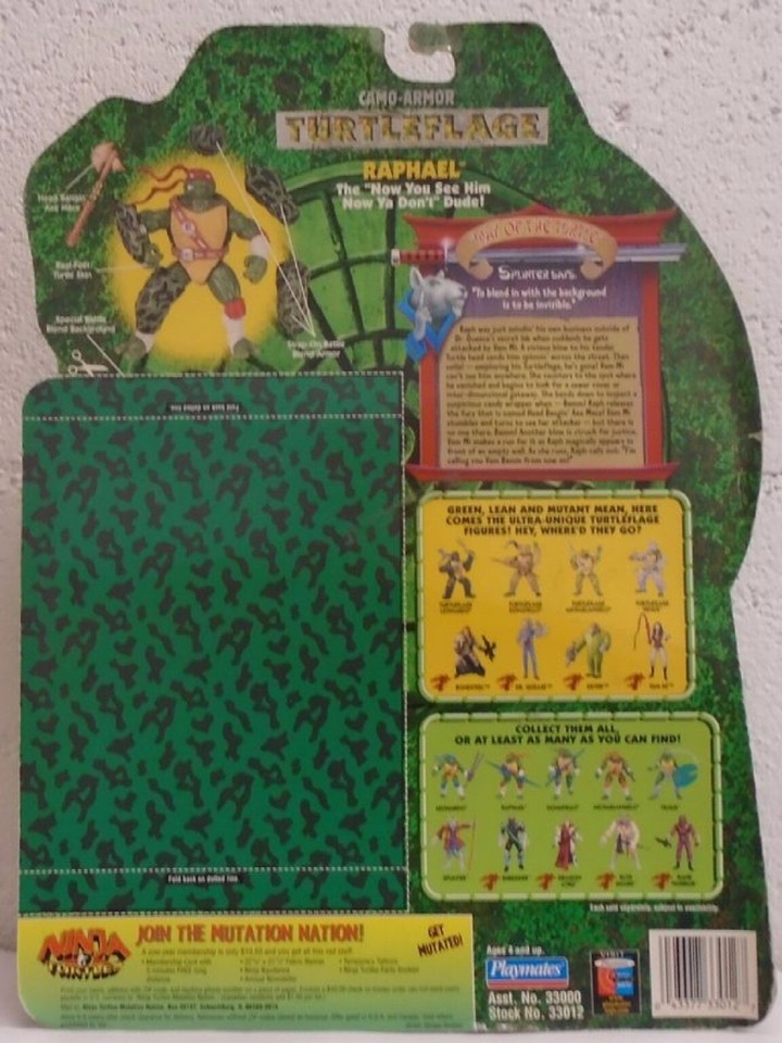 Teenage Mutant Ninja Turtles Raphael TMNT Camo Armor Turtleflage Next ...