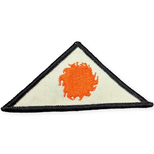Vintage Sun Rare Merit Scouts Award Triangle Fire Badge White Patch ...