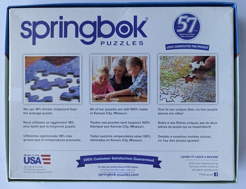 Springbok Board Games 500 piece Puzzle Pic of Monopoly Chinese Checkers ...