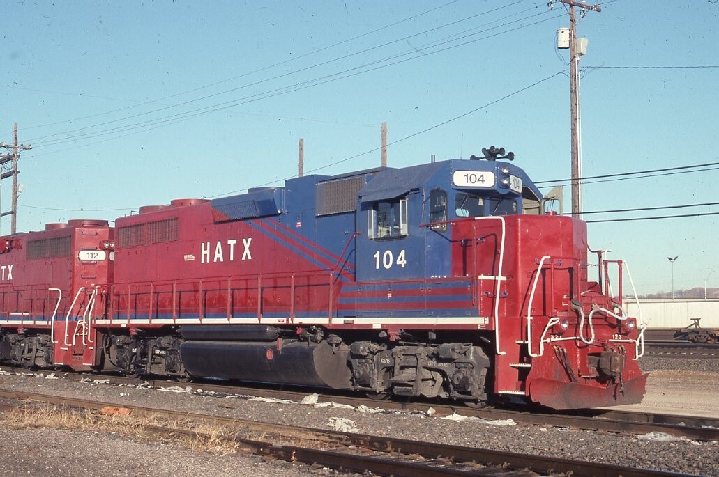 HATX 104 Railroad Train GP38 Locomotive KANSAS CITY KS Original 1999 ...