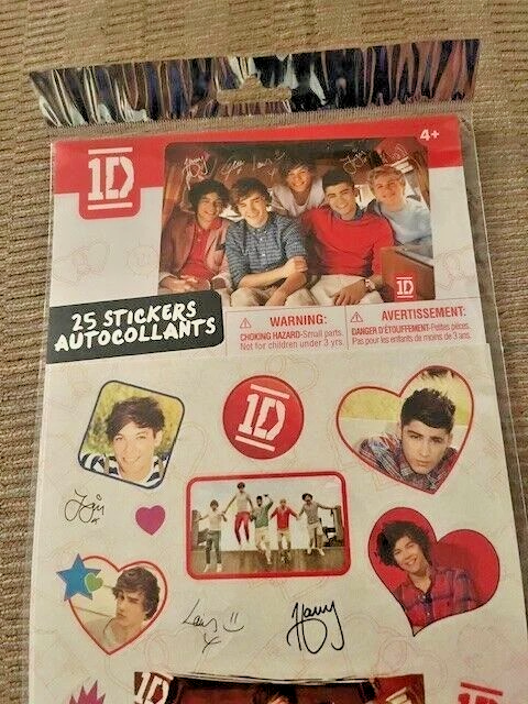 1D ONE DIRECTION 25 Collector Stickers with Liam Harry Niall Zayn Louis ...