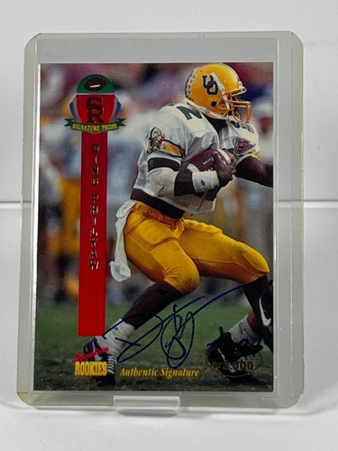 1995 Signature Rookies Prime - Dino Philyaw #32 Autographs /3000 (AU ...
