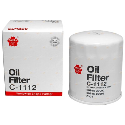 Sakura Engine Oil Filter for Toyota Coaster BB58R 4.1L 4cyl 15B-FTE ...