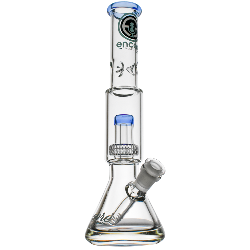 Super Thick 12 INCH Bong Matrix Water Pipe Clear Glass 15mm Beaker ...
