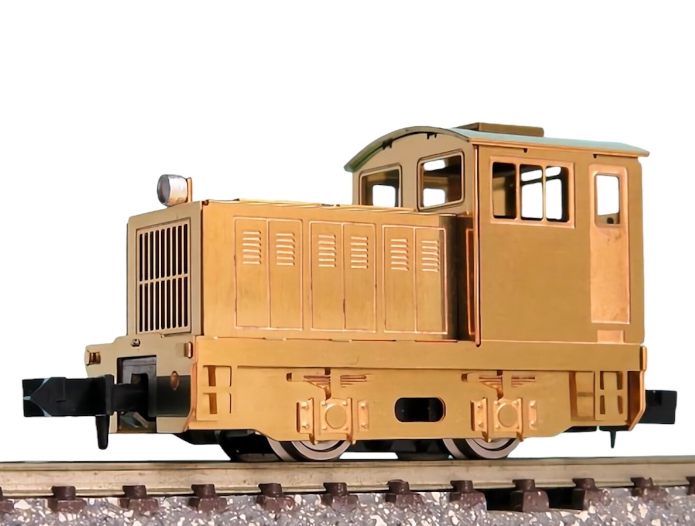 N Scale Aru Freelance Rounded-Roof Diesel Switcher Locomotive Brass Kit ...