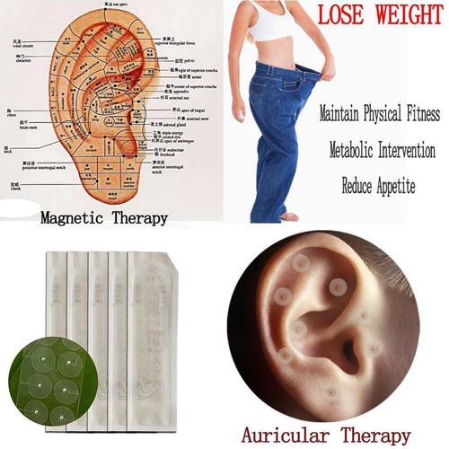 100/200pcs Ear Acupuncture Massage Therapy Needle Patch Auricular ...